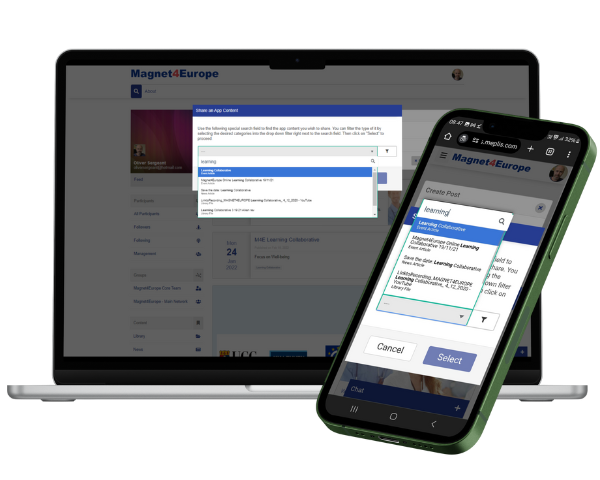 Internal Content Referencing in Chat - Meplis
